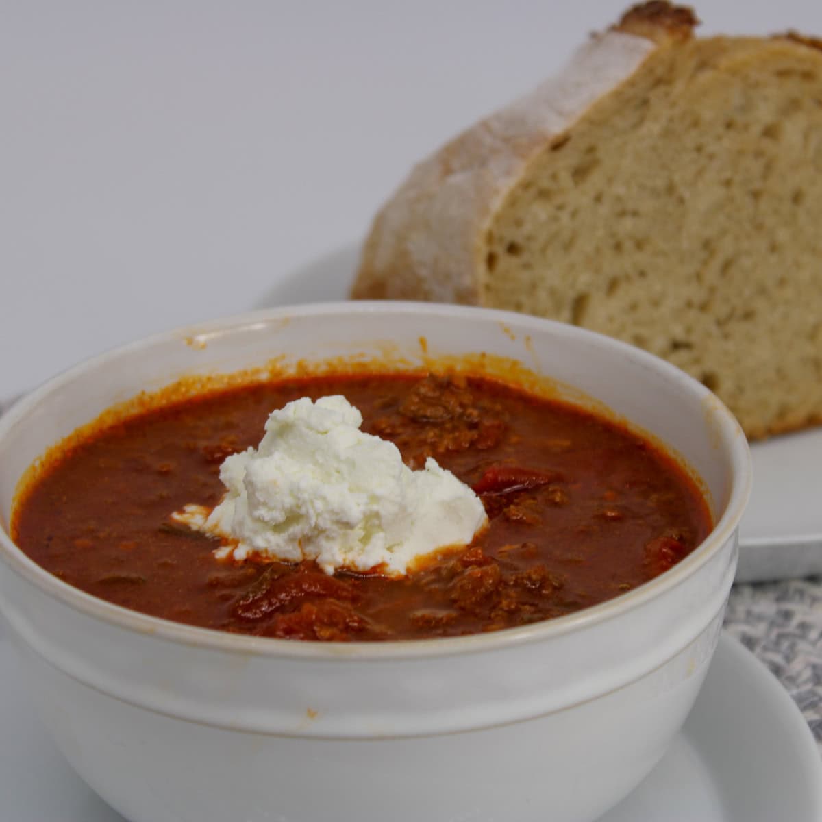 Chili with Goat Cheese - Legacy Kitchen Recipes